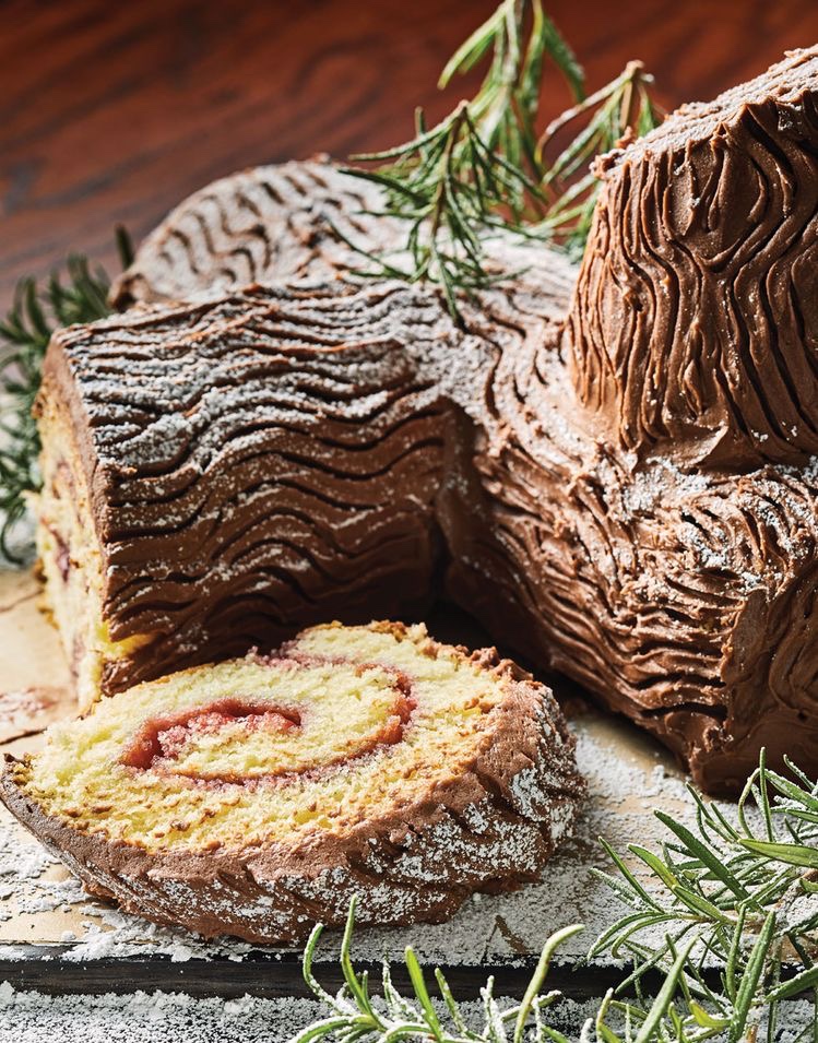 Yule Log Cake – Pieces of Food & Culture